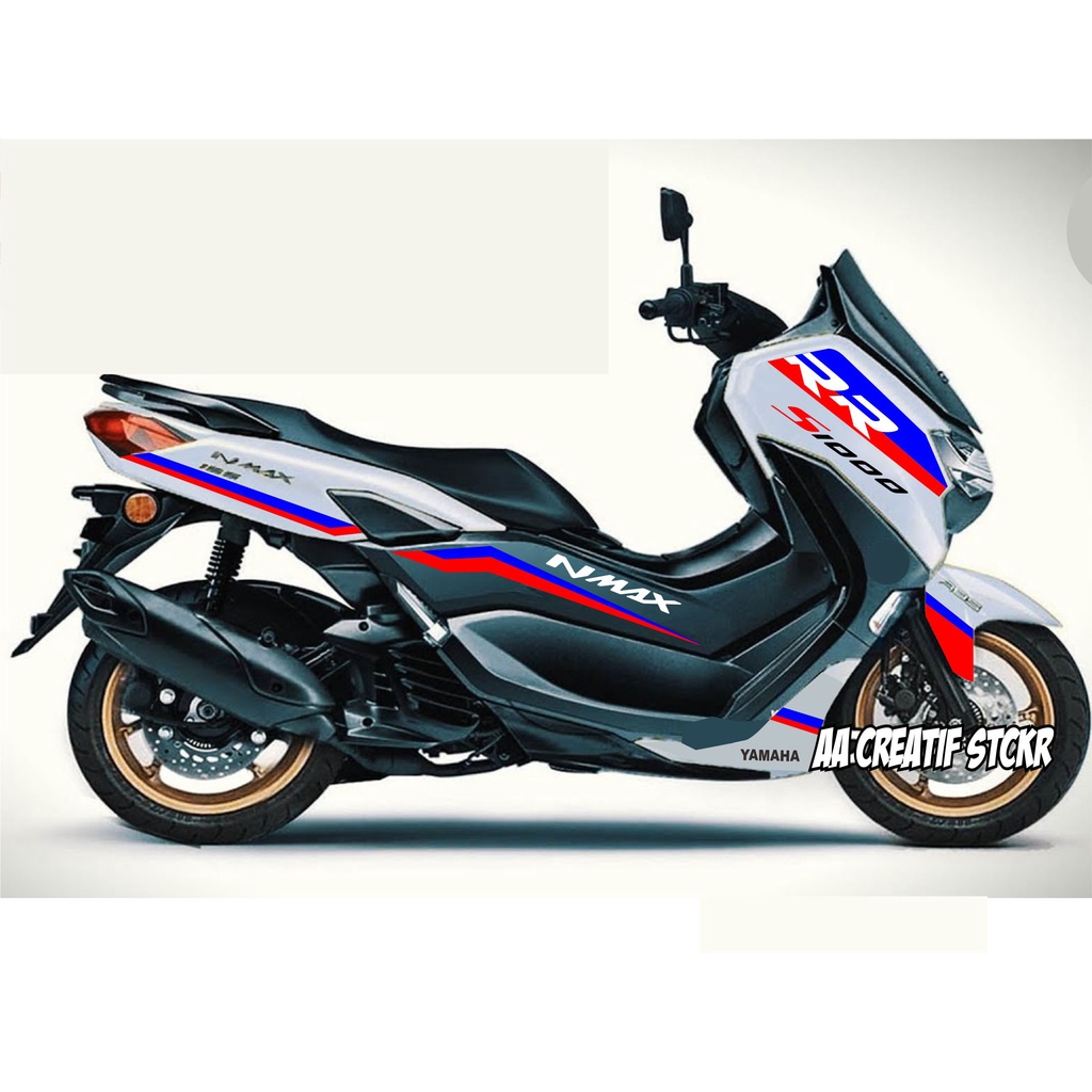 Cutting sticker striping yamaha all new nmax 2021-2022 livery bmw s1000 ...