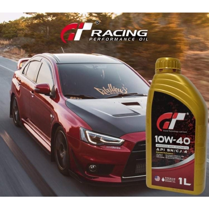 GT Racing 10W-40 SEMI SYNTHETIC 1L | Shopee Malaysia