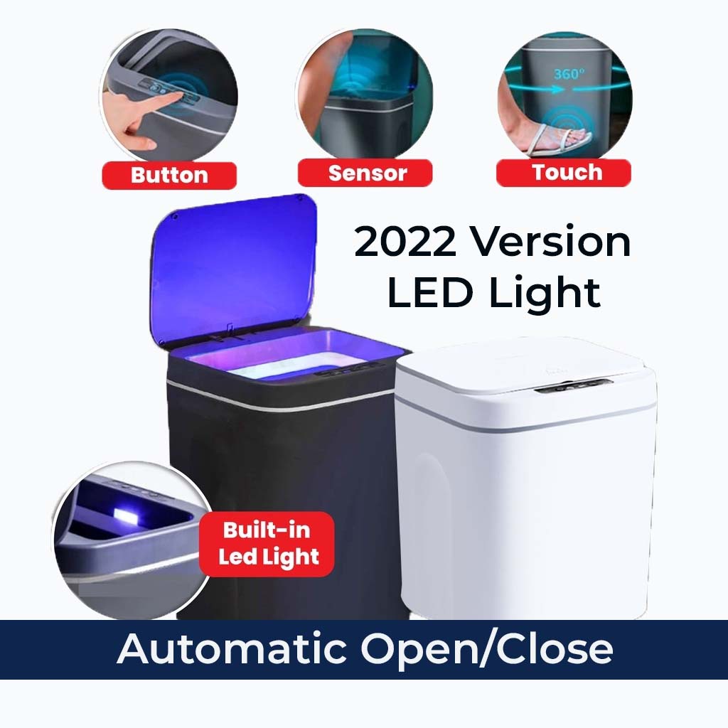 Smart Dustbin Automatic Touchless Rechargeable Dustbin Big Enough 14l Smart Trash Can Rubbish 
