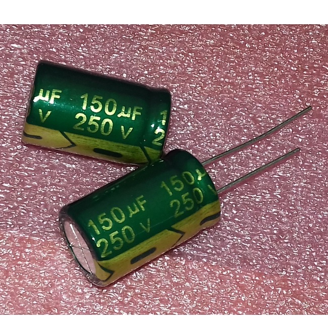 (Z33) Capacitor 150uf 250v condensor (16X25mm) | Shopee Malaysia