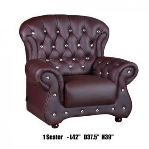 [PREORDER] Genius 1-Seater Leather High Class Sofa Lounge Chair Relax ...