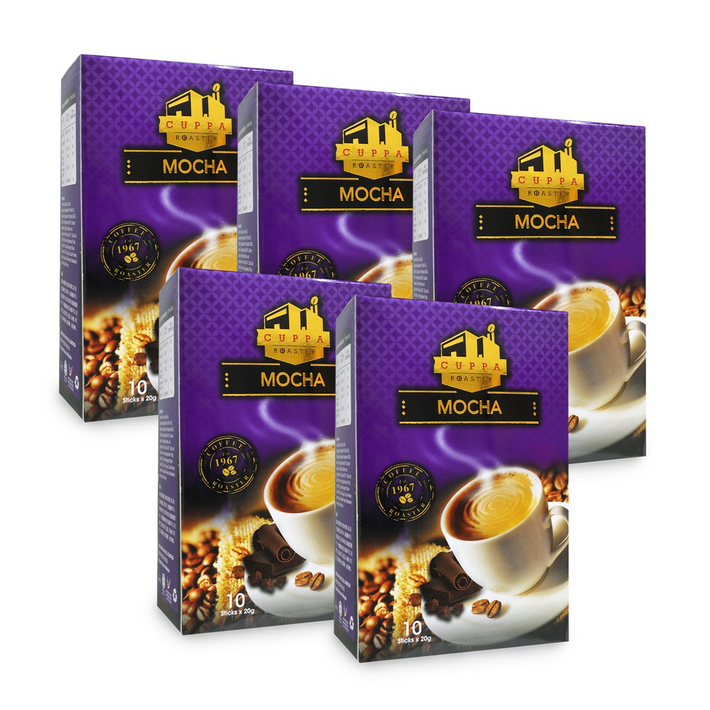 Cuppa Roaster Mocha Instant Coffee 200g x 5 boxes 10 sticks Single ...