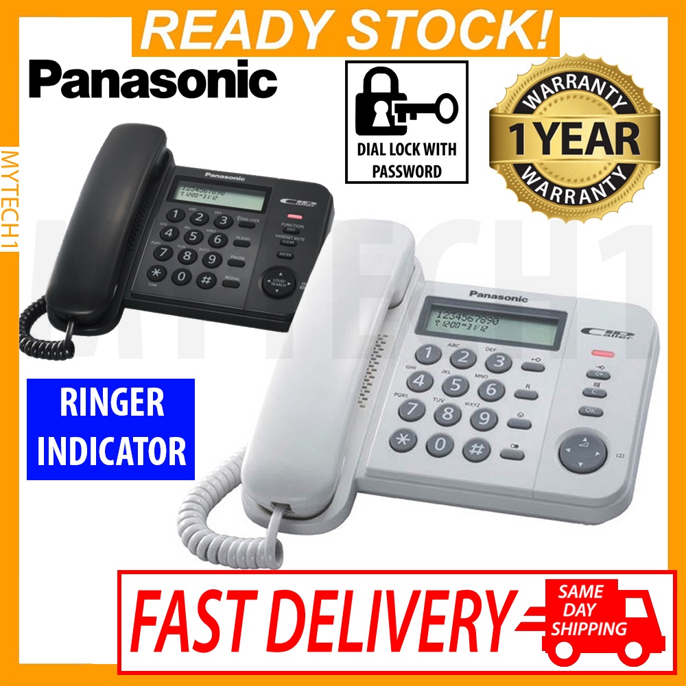 Panasonic Caller ID Telephone KX-TS560 Telephone Rumah Atau Office | Shopee Malaysia