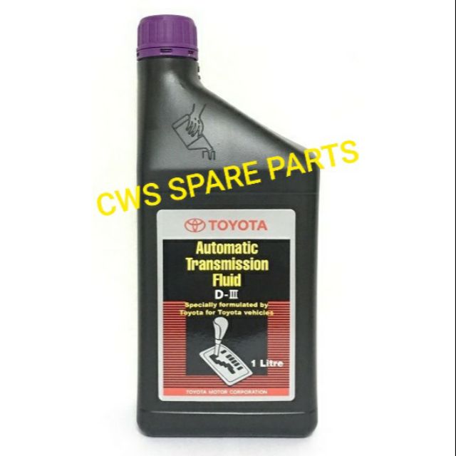 ORIGINAL TOYOTA D-III DIII AUTOMATIC TRANSMISSION FLUID OIL 1LITER ...