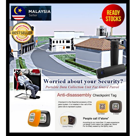 👉👉125kHz Digital Checkpoint RFID Tag Security Clocking Guard Tour ...