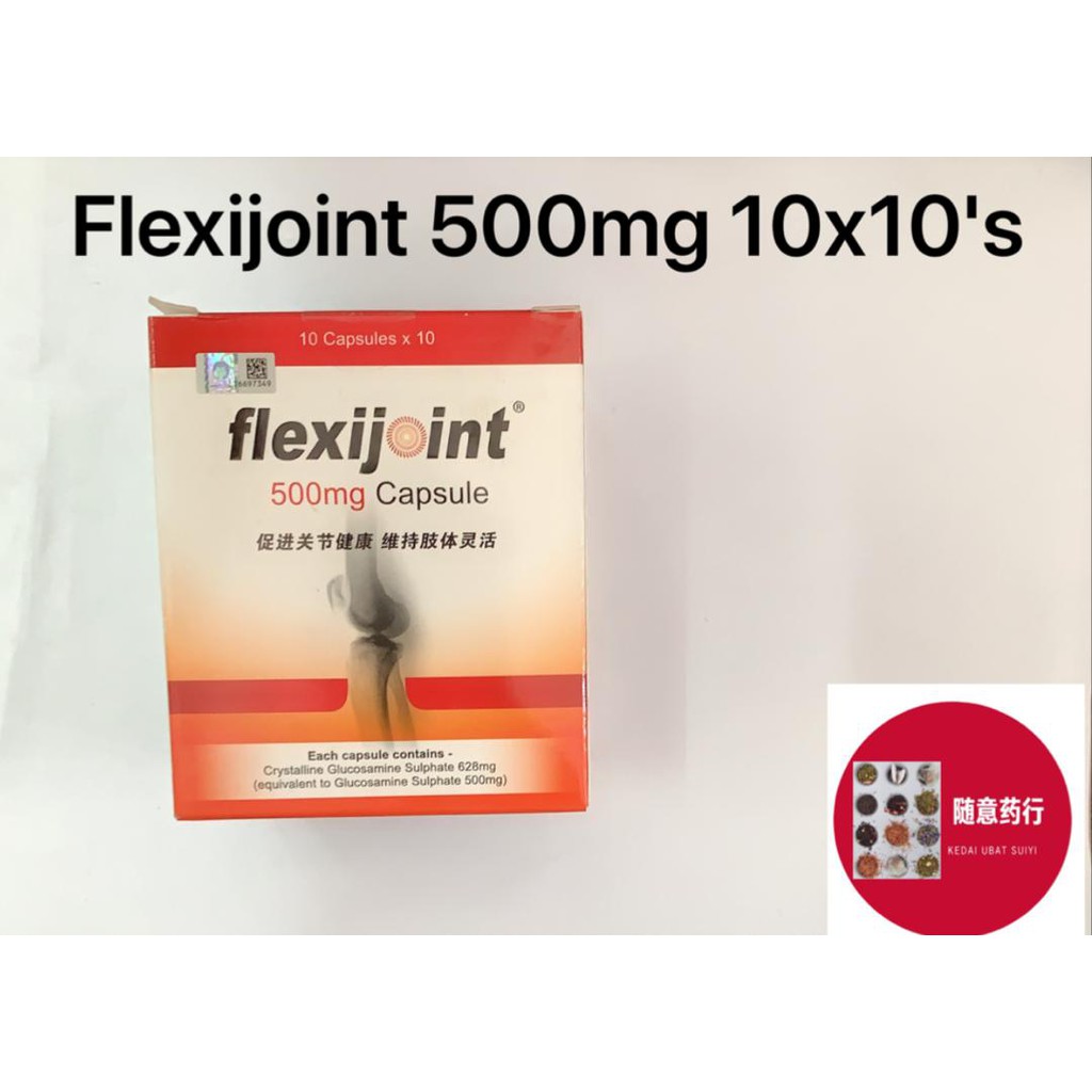 Flexijoint 500mg Capsule 10 x 10's | Shopee Malaysia