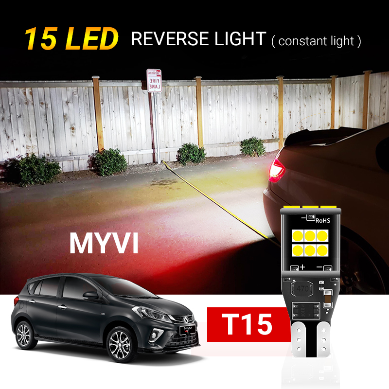 [PERODUA] Myvi T15/W16W 15LED Car Reverse Backup Light Flash Non-flash ...