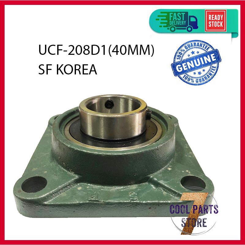 UCF208 (40mm) SF KOREA Square Flange Pillow Block Bearing SF Korea UCF 208 - 100% ORIGINAL ...