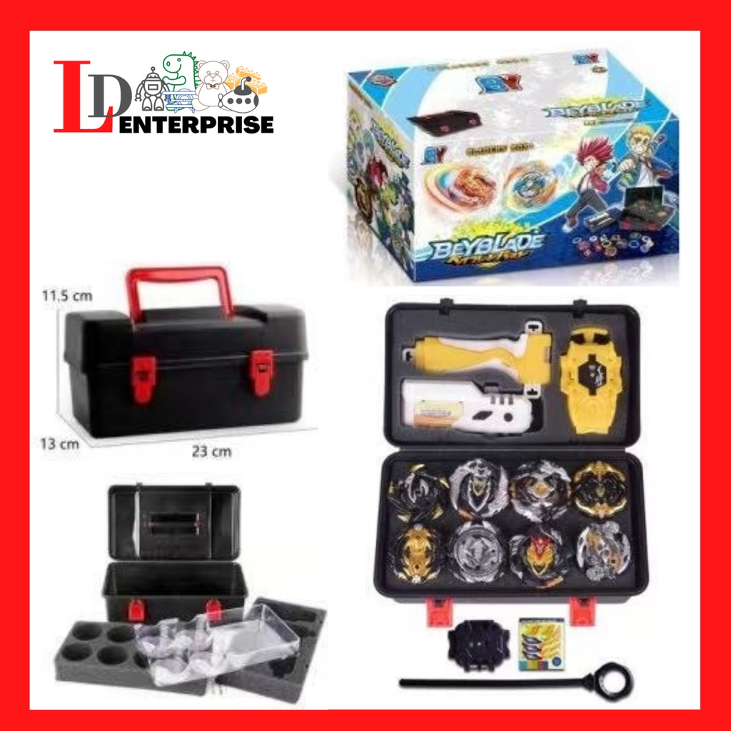 [LD]Beyblade Burst Toy Box Set With Handle Launcher Beybalde Kids ...