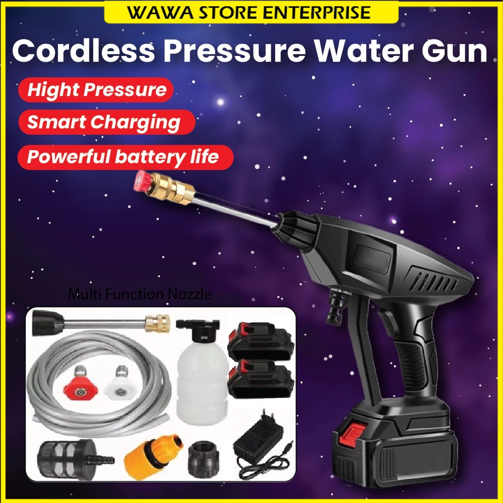 12000RPM Water Jet High Pressure Car Wash Cordless Waterjet Handheld ...