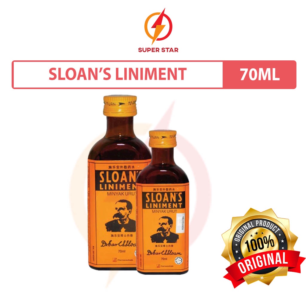 Sloan's Liniment oil 舒乐安外敷药水 70ml | Shopee Malaysia