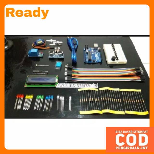 Arduino Uno R3 Complete DIP Starter Kit | Shopee Malaysia