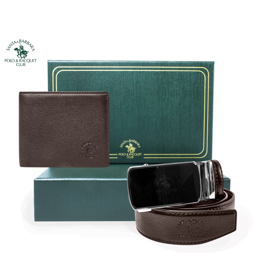 Santa Barbara Polo & Racquet Club Bi Fold Wallet and Auto Gear Buckle ...