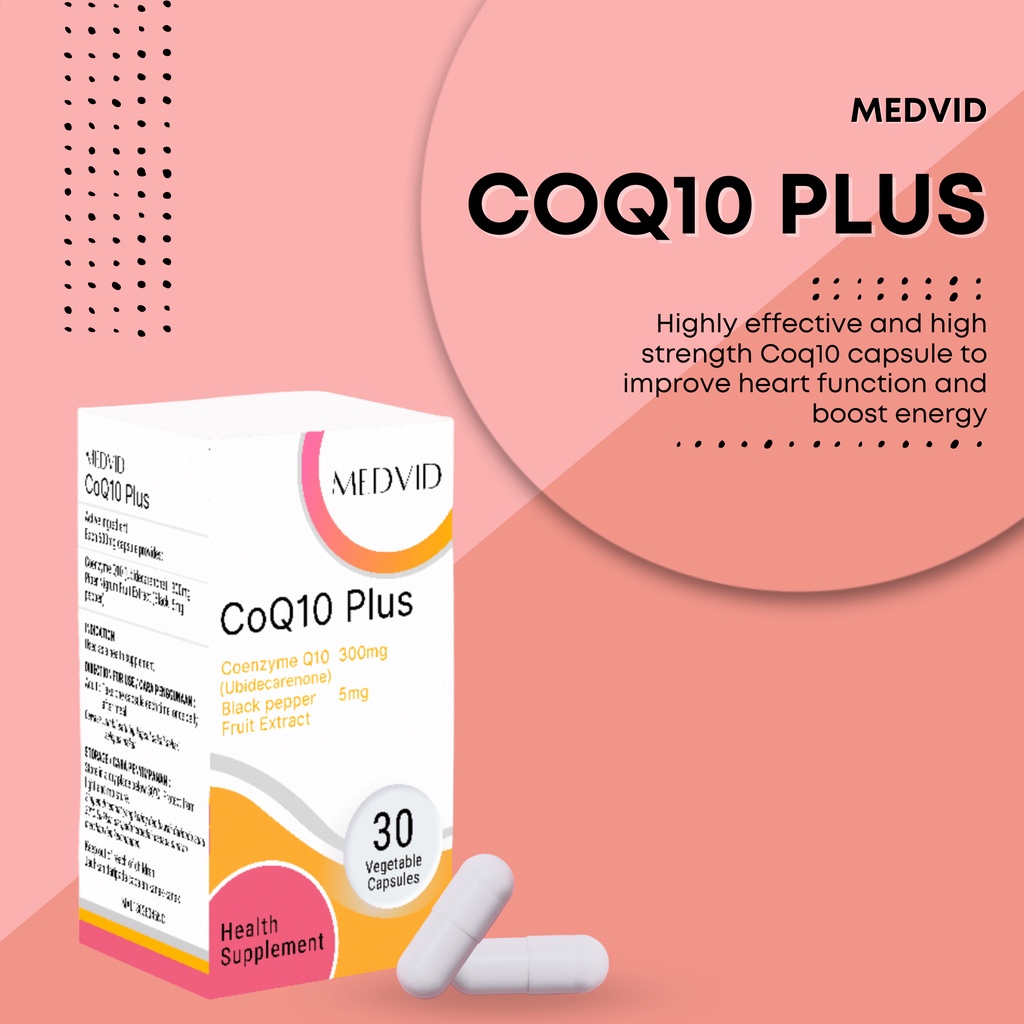 MEDVID COQ10 30 vegetable capsules | Shopee Malaysia
