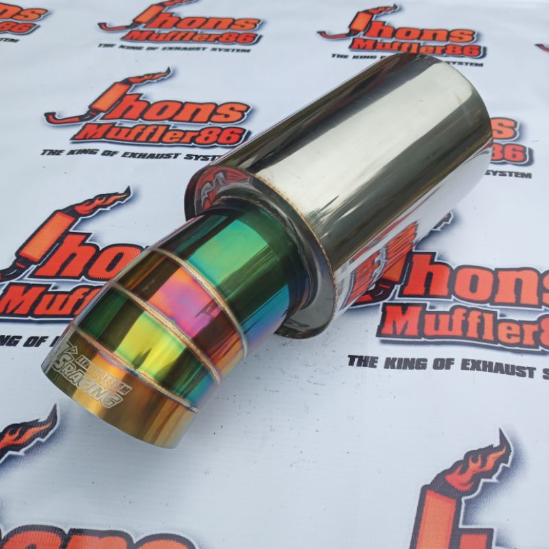 Js racing Rainbow Exhaust Dry bass Sound For All Types Of matic And ...