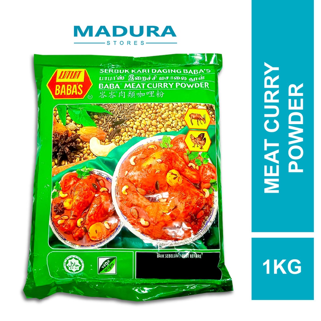 Baba's Meat Curry Powder 1kg (Serbuk Kari Daging) | Shopee Malaysia