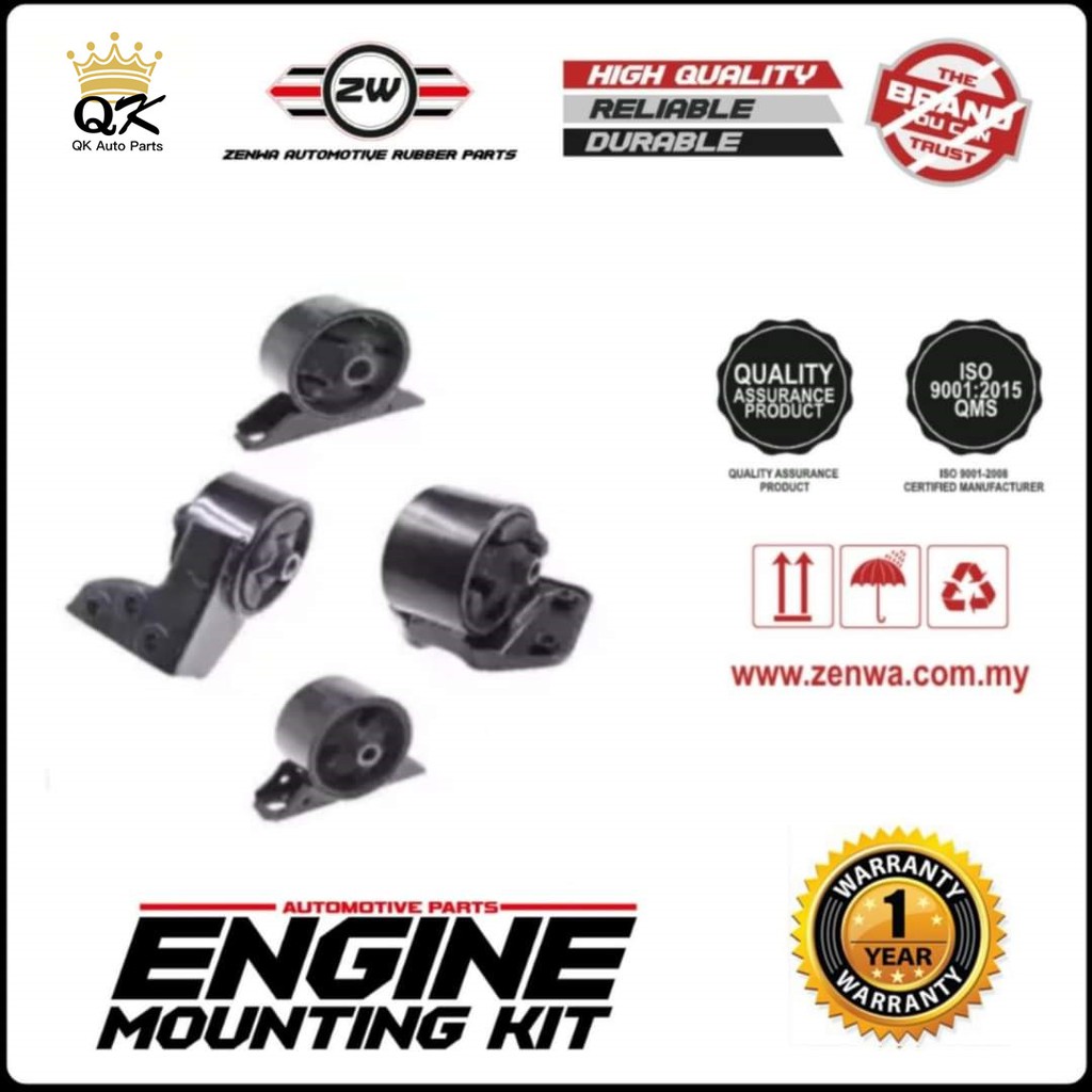 PROTON WIRA 1.6 MANUAL ENGINE MOUNTING SET (ZW) | Shopee Malaysia