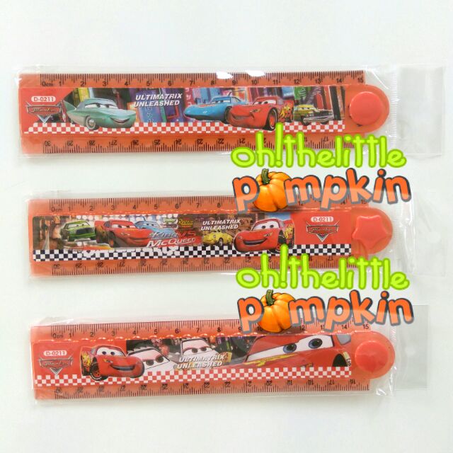 Disney Cars Lightning McQueen Ruler with shapes | Shopee Malaysia