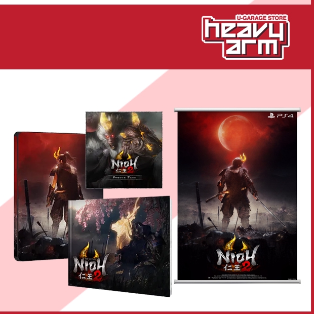 PS4 Nioh 2 A3 Size Poster Style Tapestry Wall Scroll | Nioh 2 Steelcase ...