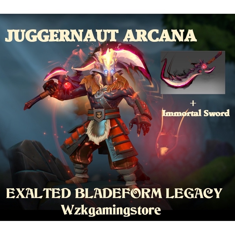 【Instant Stock】DOTA2 Juggernaut (Exalted Bladeform Legacy) “Jugg Arcana” full unlock 刀塔2 剑圣 主宰 ...