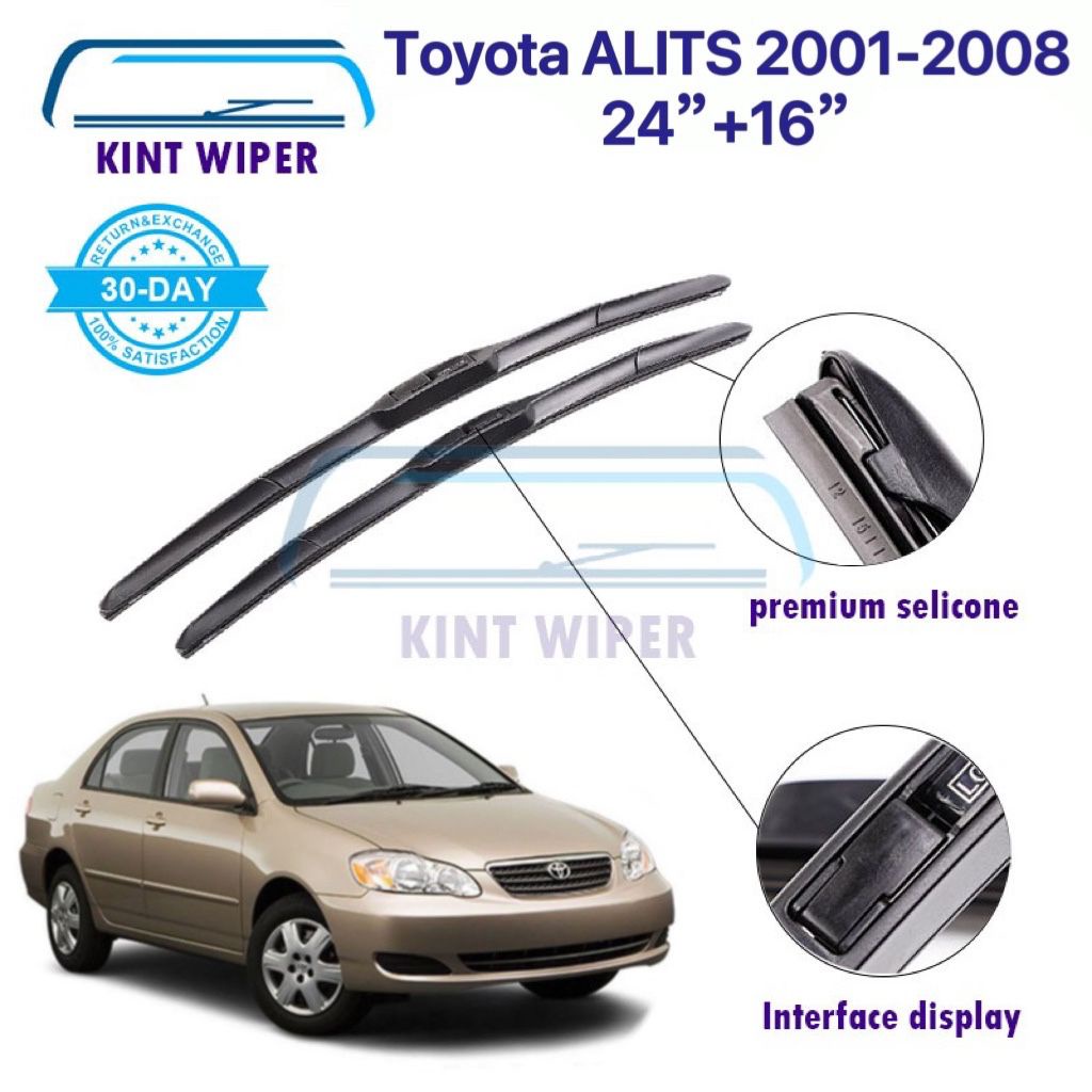 Toyota Corolla Altis Wiper Altis Wiper 2001-2008 High Quality Wiper Premium Silicone Wiper KINT ...