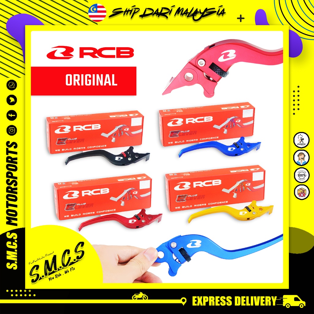 RCB ALLOY LEVER [𝗡𝗘𝗪] RH (E+) LC135/LC4S/SRL115 [𝟭𝟬𝟬％ 𝗚𝗘𝗡𝗨𝗡𝗜𝗘 𝗥𝗖𝗕] RACING BOY BRAKE/CLUTCH LEVER ...