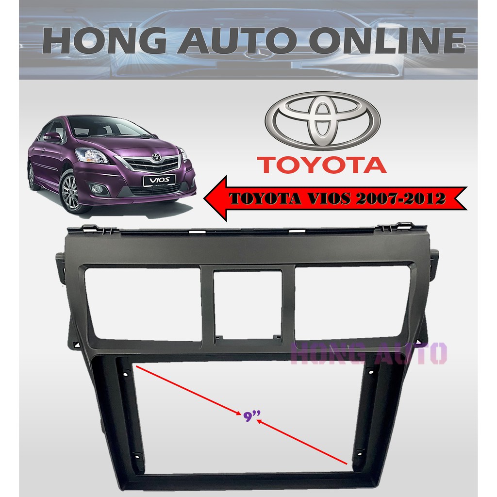 TOYOTA VIOS 2007-2012 ANDROID PLAYER CASING 9INCH | Shopee Malaysia