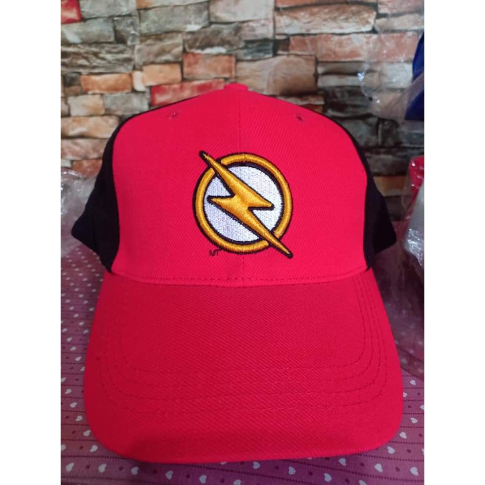 Justice League Action Flash Lightning Bolt Logo Red Baseball Cap ...