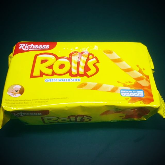 RICHEESE ROLLS CHEESE WAFER STICK 115G | Shopee Malaysia