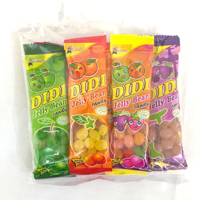 DIDI Jelly Bean Candy 8's Childhood Snack Makanan Ringan Gula Gula ...