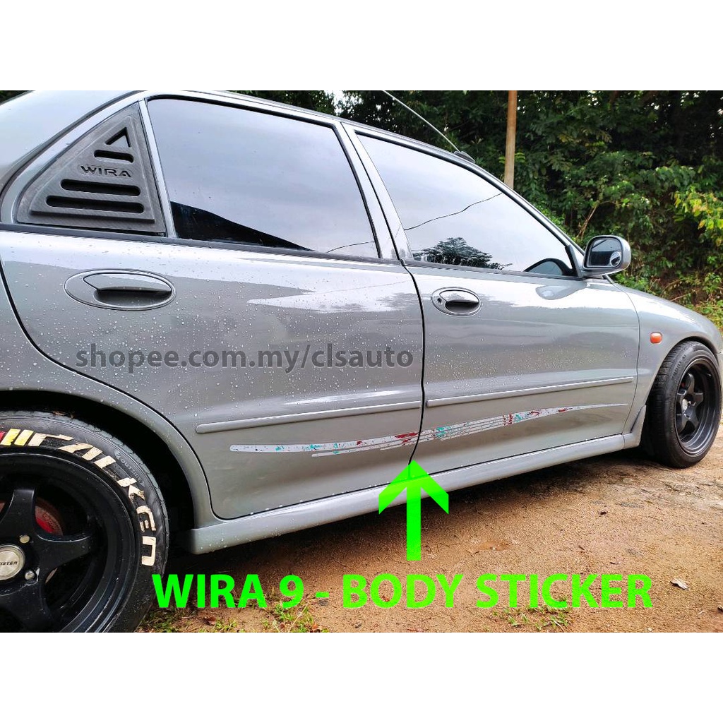 Wira Side Body Sticker No 9 ( Left & Right ) ( 2 PCS ) | Shopee Malaysia