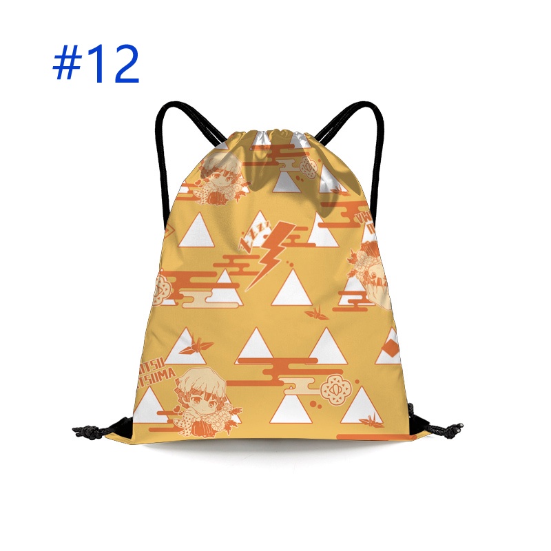 Demon Slayer Kimetsu No Yaiba Rengoku Kyoujurou Shopping Bag Drawstring ...