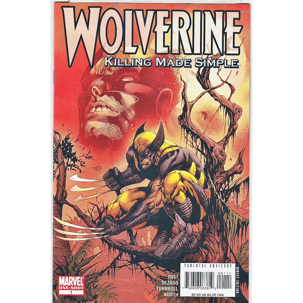 Marvel Wolverine Killing Made Simple #1 (2008) 1st Mr. Abbott | Violent ...