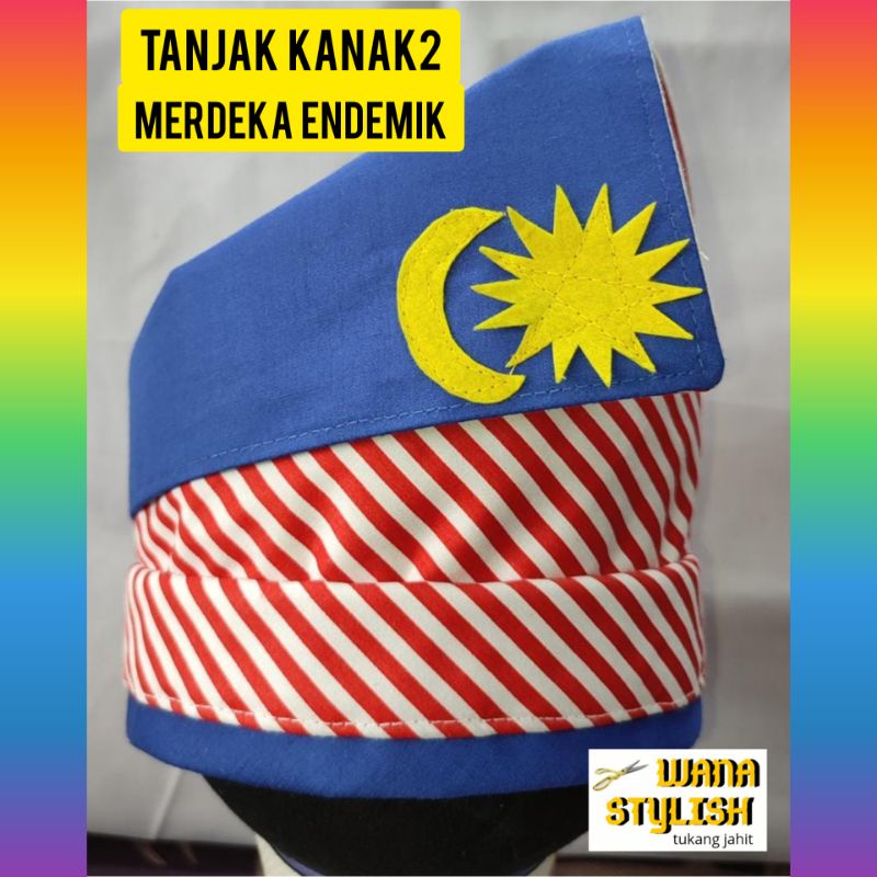 TANJAK MERDEKA TENGKOLOK MERDEKA HIASAN KEPALA MERDEKA KANAK2 BUDAK ...