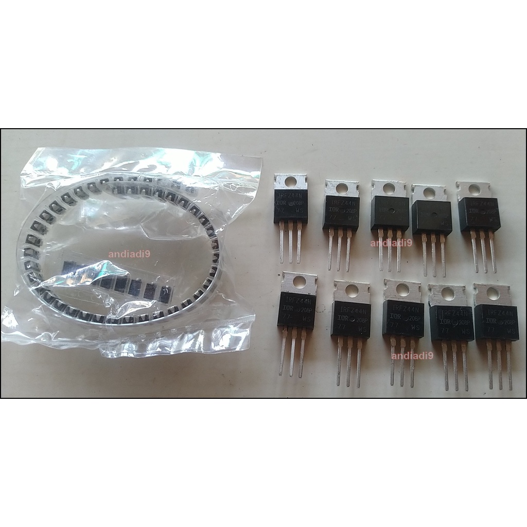Rs2m HER207 SMD Diodes 51 Pieces MOSFET N-CH IRFZ44N 10 Pieces | Shopee Malaysia