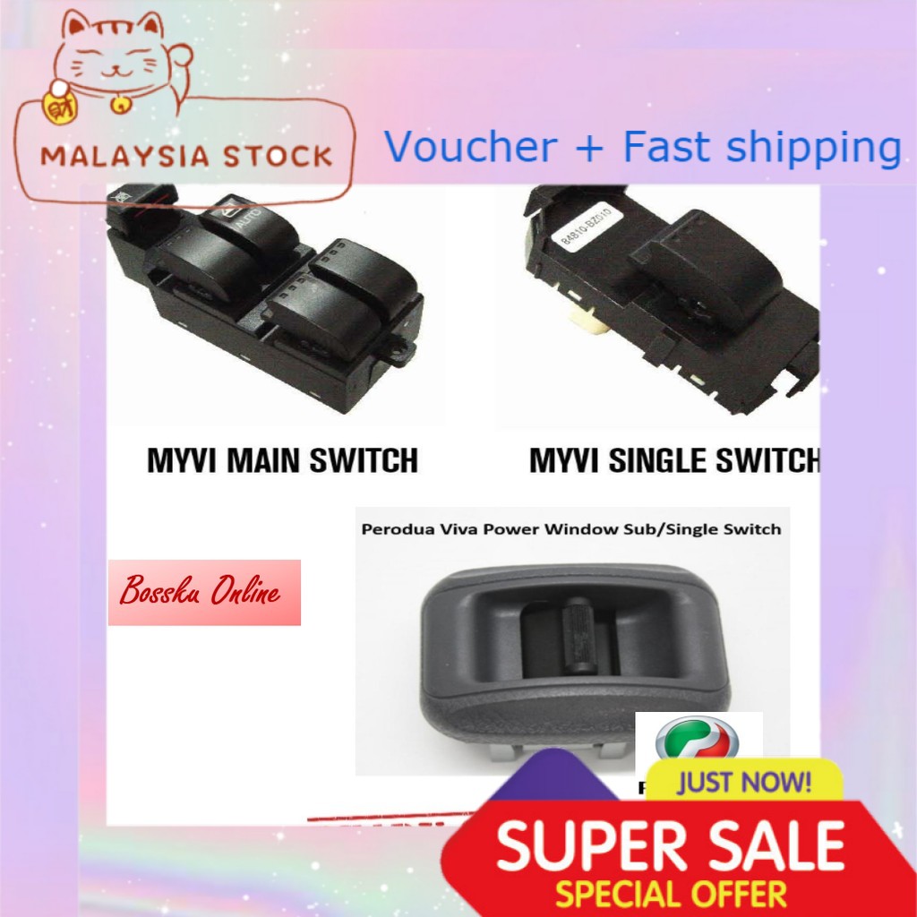 Suis tingkap produa OEM Fitting Perodua Myvi Alza Viva Main Power ...