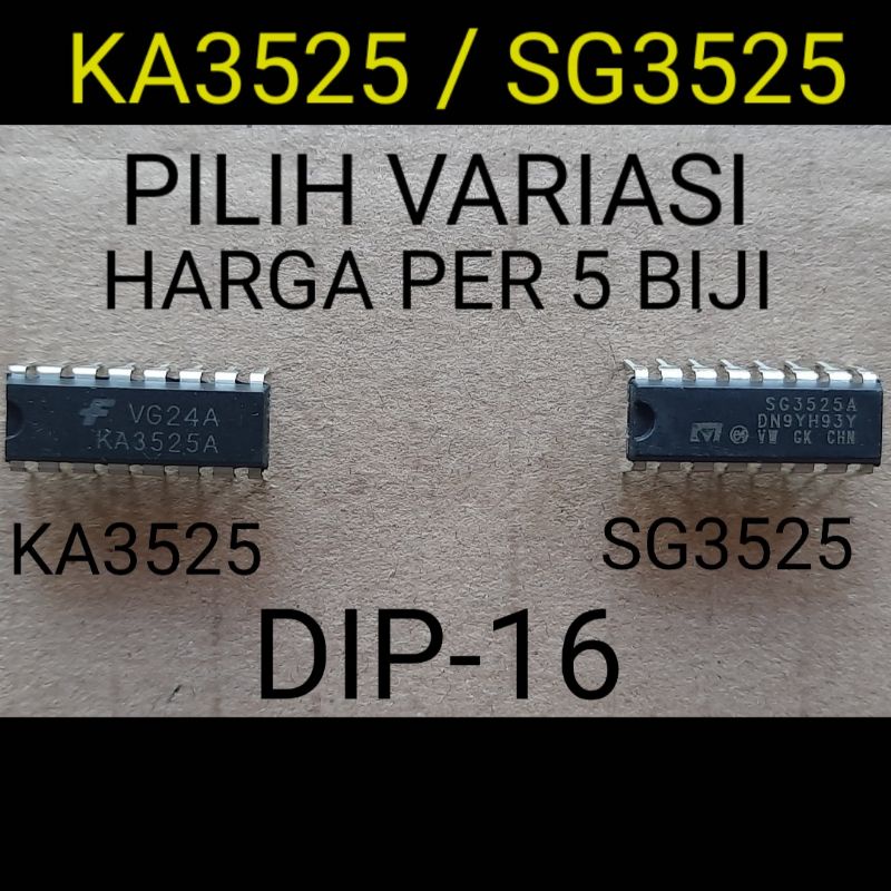 5pcs IC KA3525 KA 3525 KA3525AN KA3525A SG3525AN SG3525A SG3525 SG3525 ...