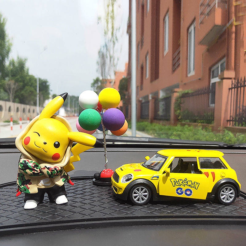 Car Men's Car Decoration Pikachu Hand Office Anime Personality Cute ...