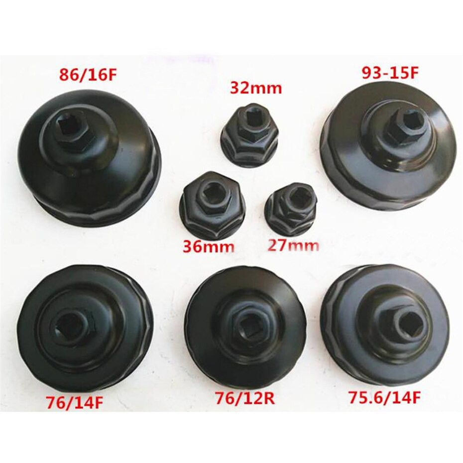 9Pcs Oil Filter Wrench Cup Type Oil Filter OPENER Set Tool Kit For EURO ...