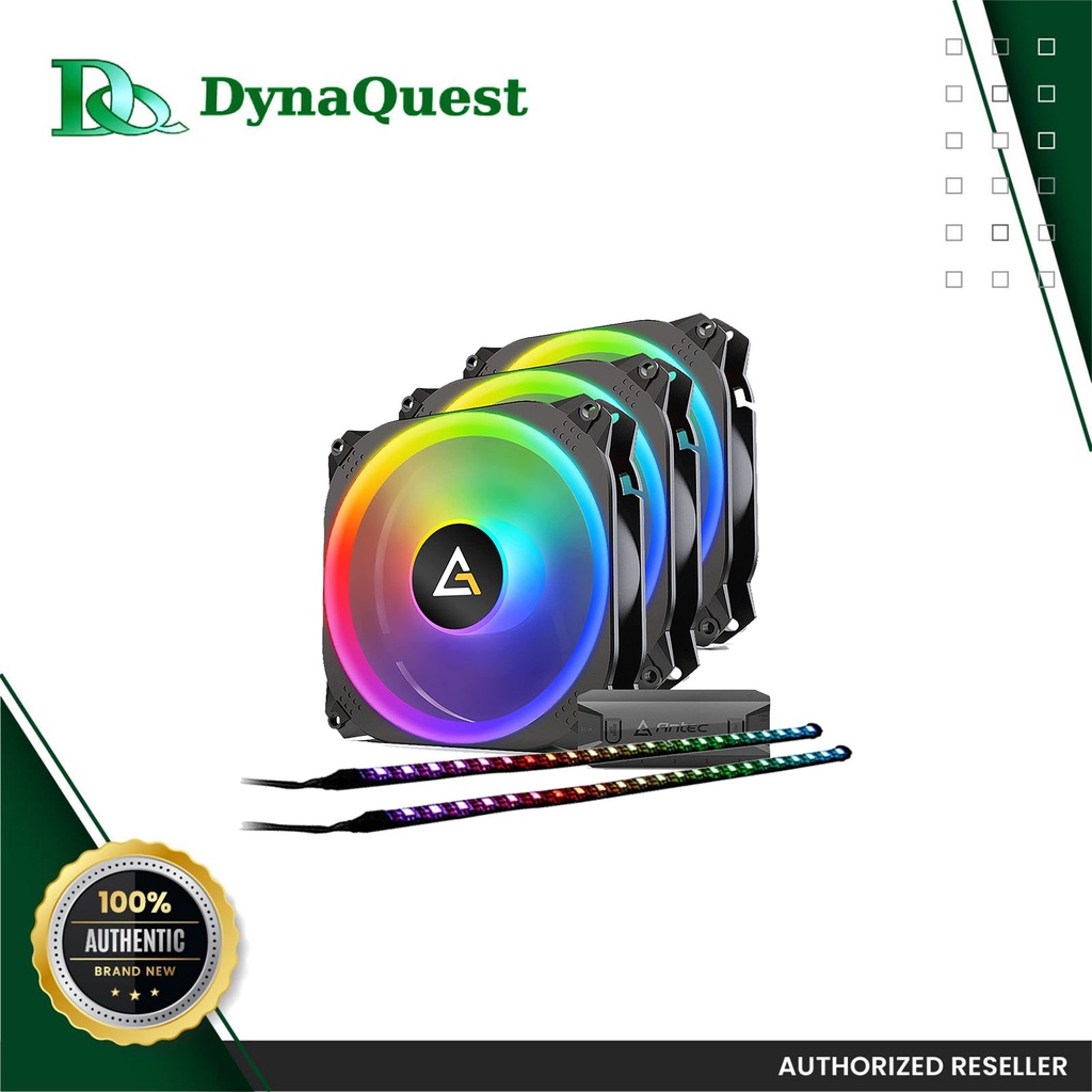 Antec Prizm 120 Argb 3+2+C 120mm Pwm Fan Dual Ring With Rgb Led Strips ...