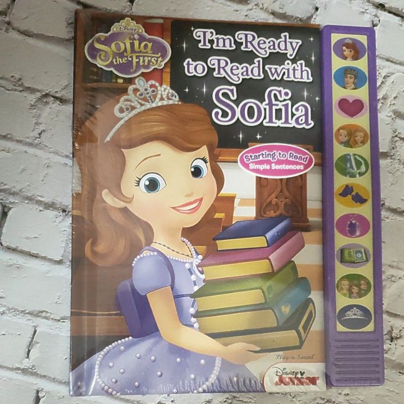 Sound book : Sofia the first ( I'm ready to read with Sofia) | Shopee Malaysia