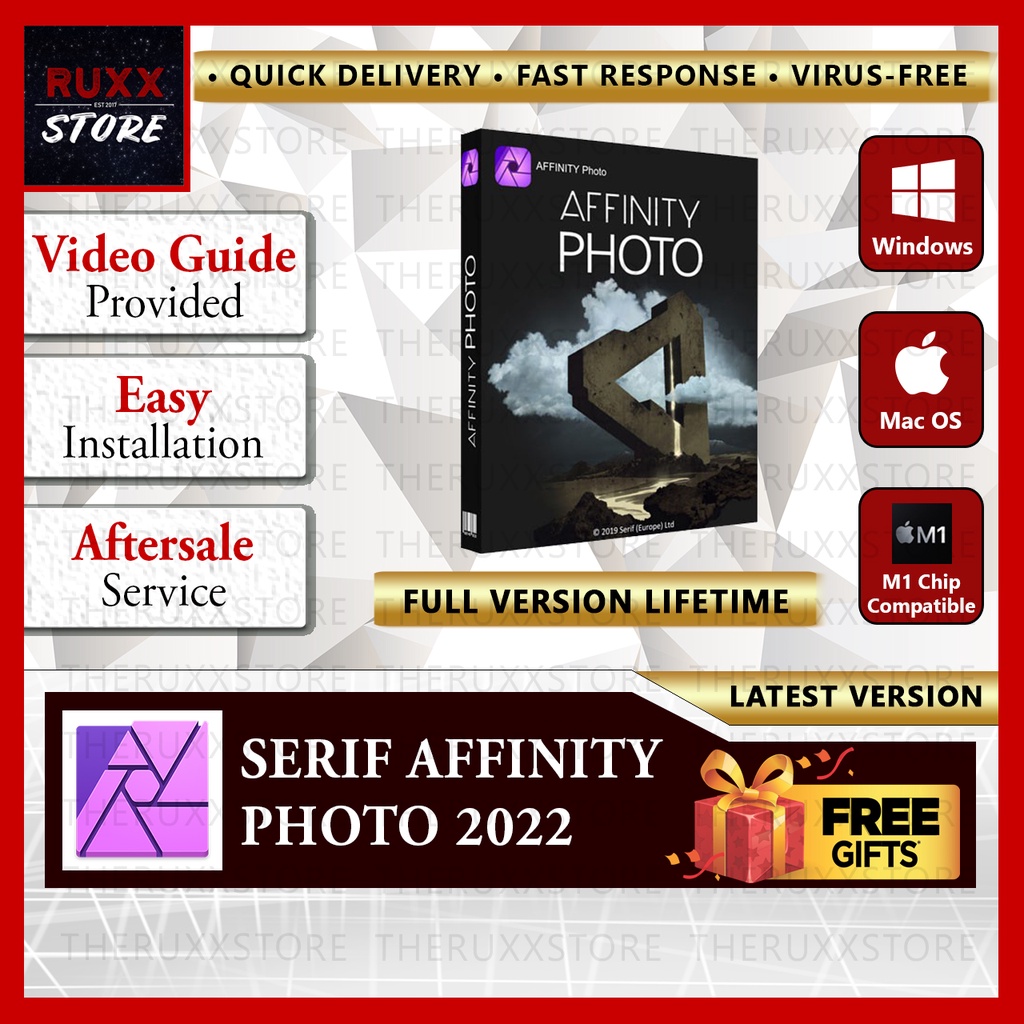 [Windows/Mac] Serif Affinity Photo 2022 Full Version Lifetime Software ...