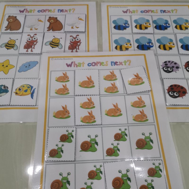 what comes next? (Early Education Quite Book) | Shopee Malaysia