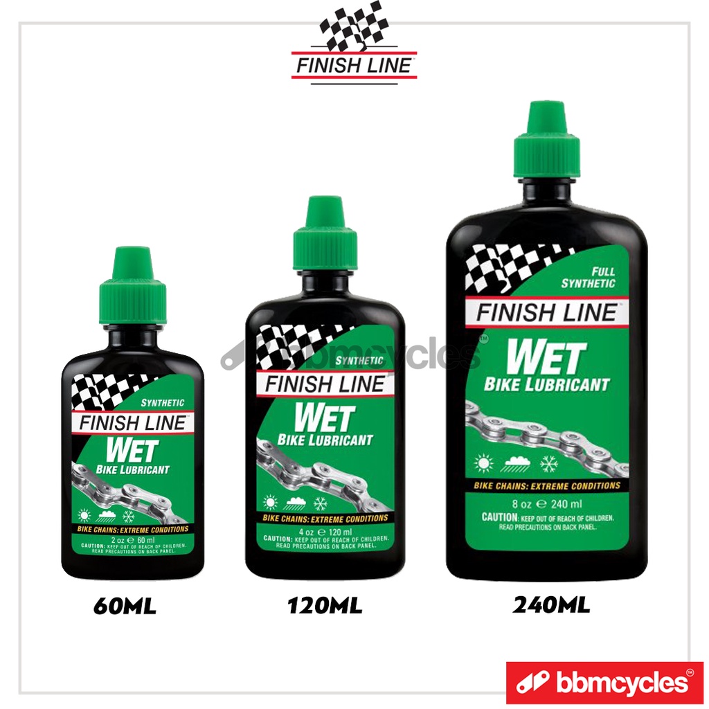FINISH LINE WET LUBE BICYCLE LUBRICANT CHAIN LUBE | Shopee Malaysia