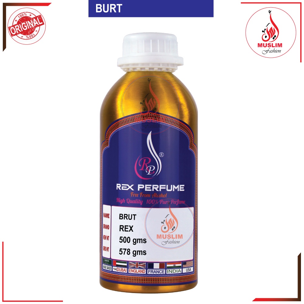 Brut By Rex 100ml 500ml Original Attar | Shopee Malaysia