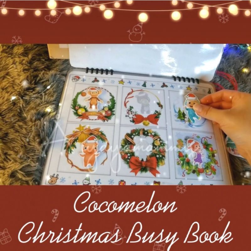 COCOMELON CHRISTMAS BUSY BOOK | COCOMELON圣诞主题系列安静书 | Shopee Malaysia