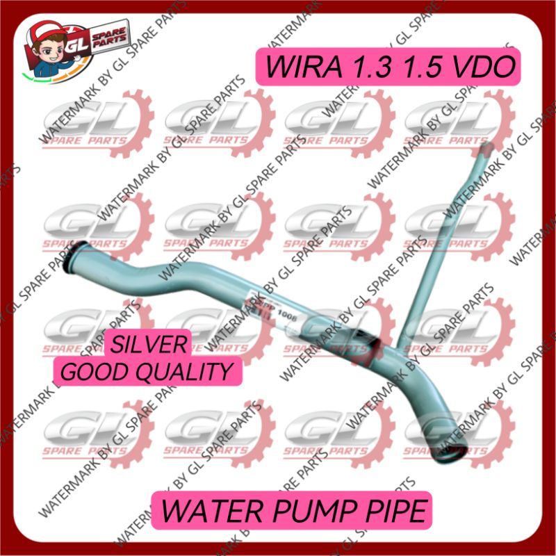 PROTON WIRA 1.3/1.5 VDO WATER PUMP PIPE GOOD QUALITY SILVER | Shopee ...