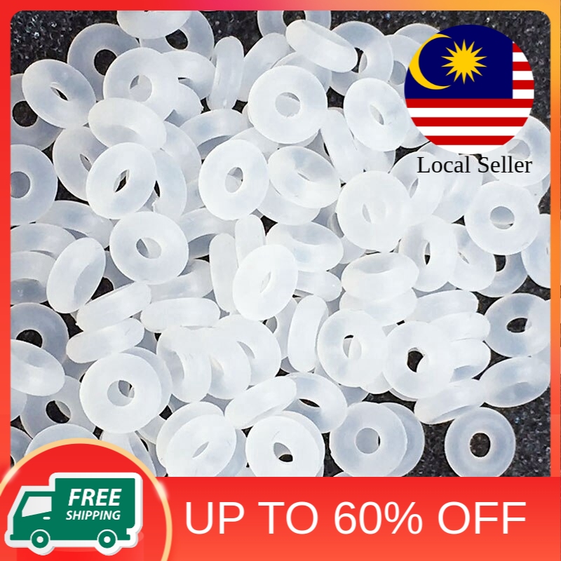 5pcs White Rubber Clip Charms Safety Stopper Bead Fits Original Pandora ...