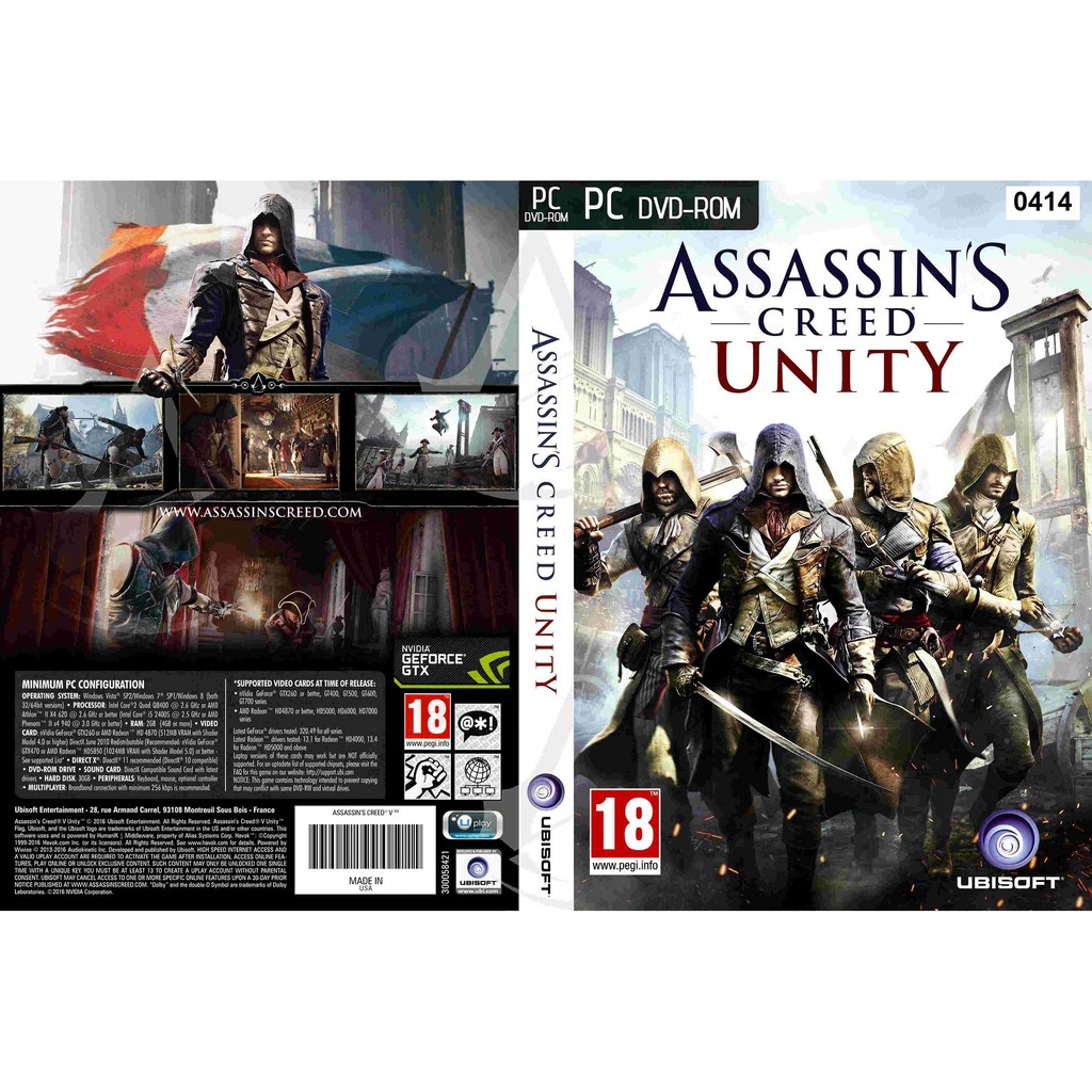 (PC) Assassin's Creed Unity | Shopee Malaysia