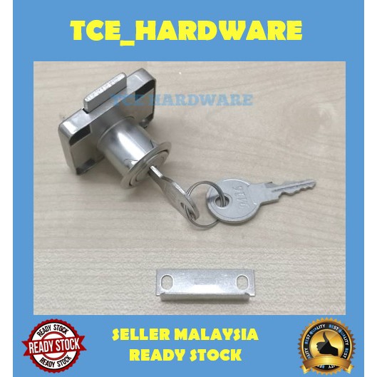 Laci Kunci Drawer Cabinet Square Lock Laci Lock Drawer Lock with L ...